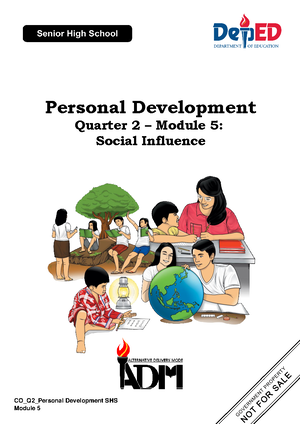 6 Q2 Perdev - Module 6 Quarter 2 Personal Development - 12 Personal ...