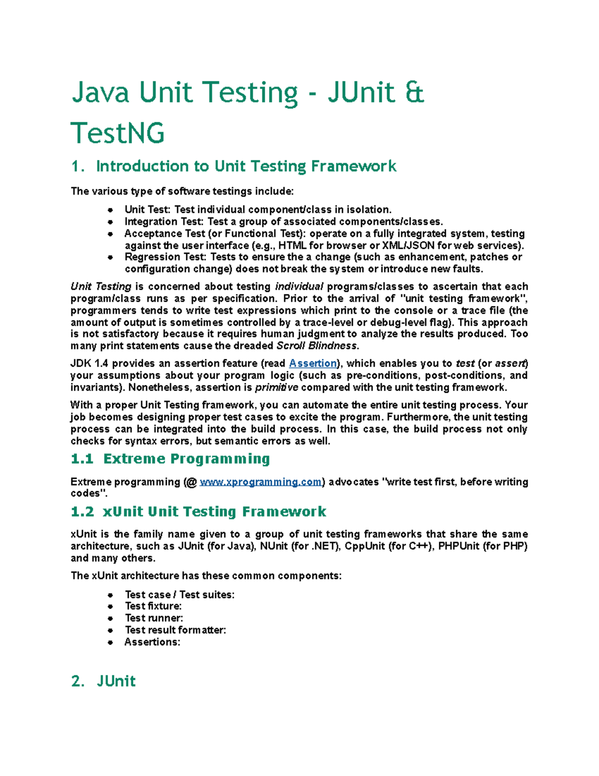 Java Programming Tutorial 98 - Java Unit Testing - JUnit & TestNG 1 ...