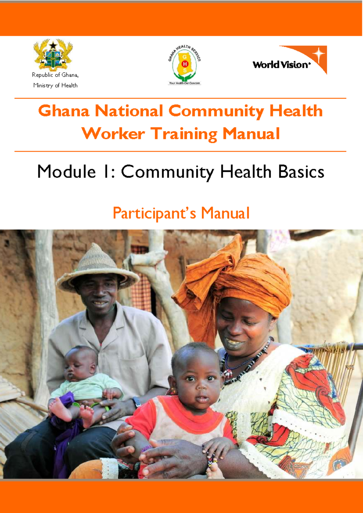 Ghana CHW Curriculum Module 1: Community Health Basics Manual - Studocu
