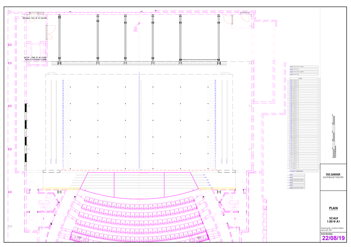 Sumner Theatre Plan A1 1:50 Scale Layout Details - Studocu