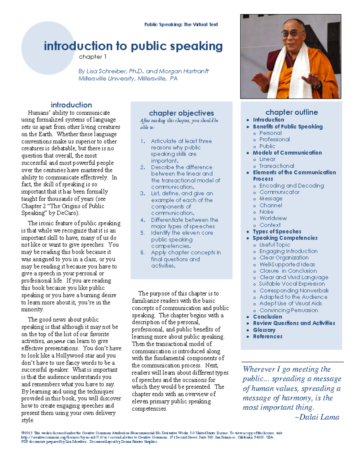 Chapter 1: Understanding Communication in Public Speaking - Studocu