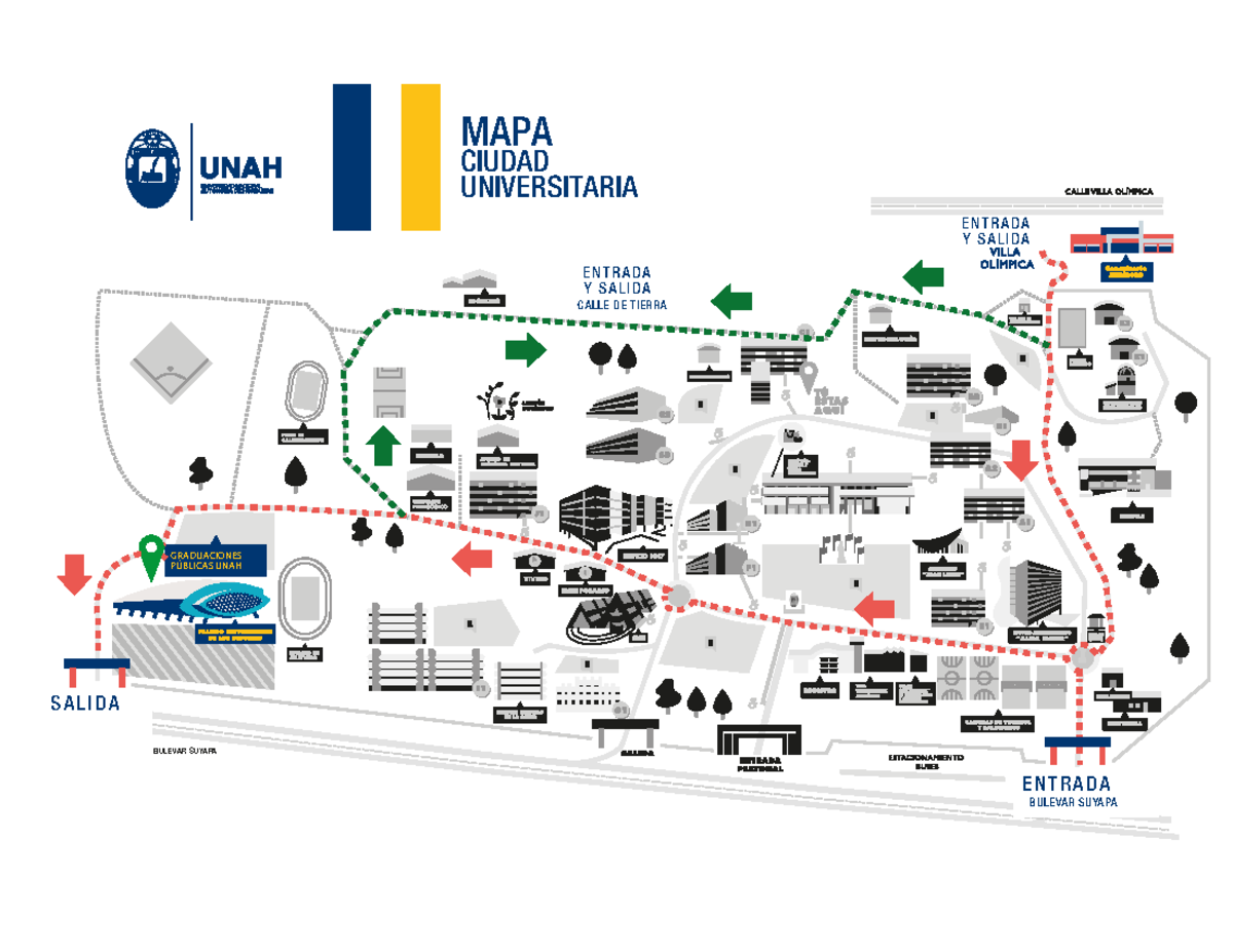 Mapa-CU-hd - Mapa de UNAH CU - Taller de Hardware II - MAPA CIUDAD ...