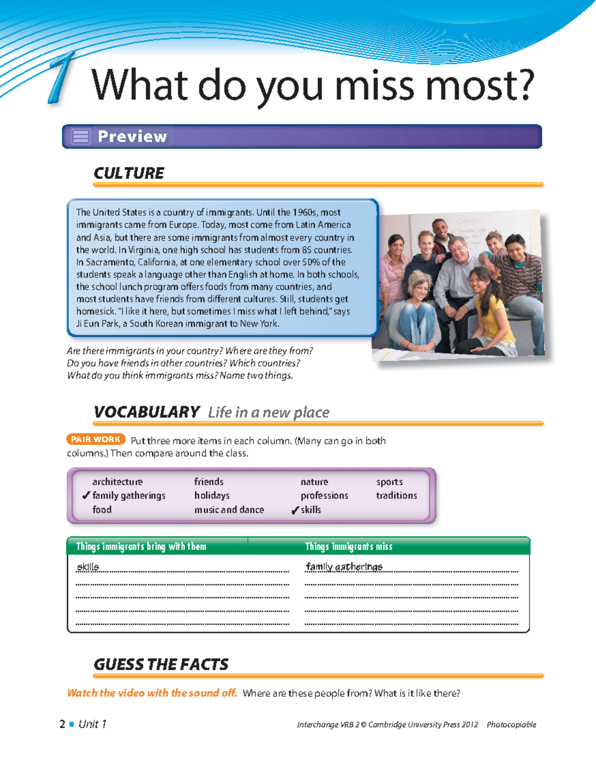 IC5 L2 Video Activity: Understanding Immigrant Experiences in the U.S ...