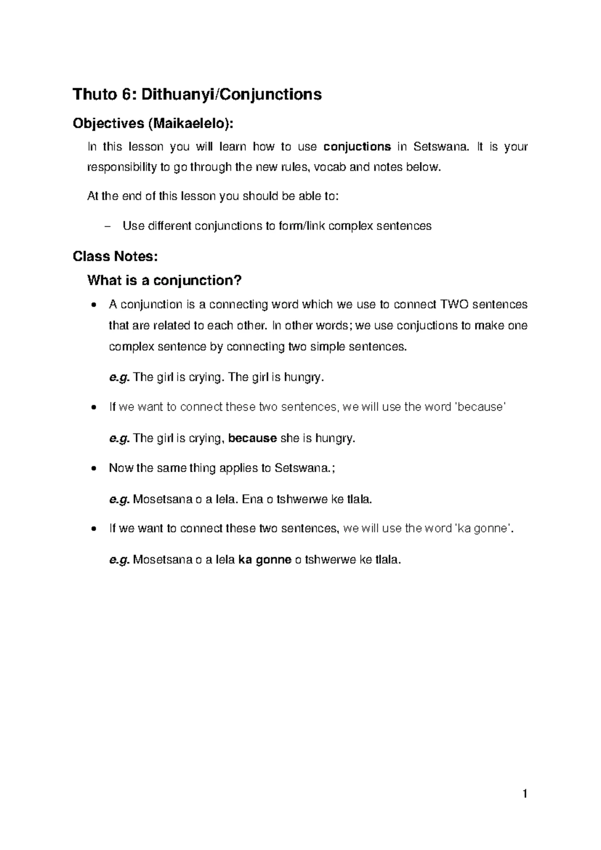Setswana Notes Grade 8-12 - DEWACTONG TULANE ITHUTENG SETSWANA ...