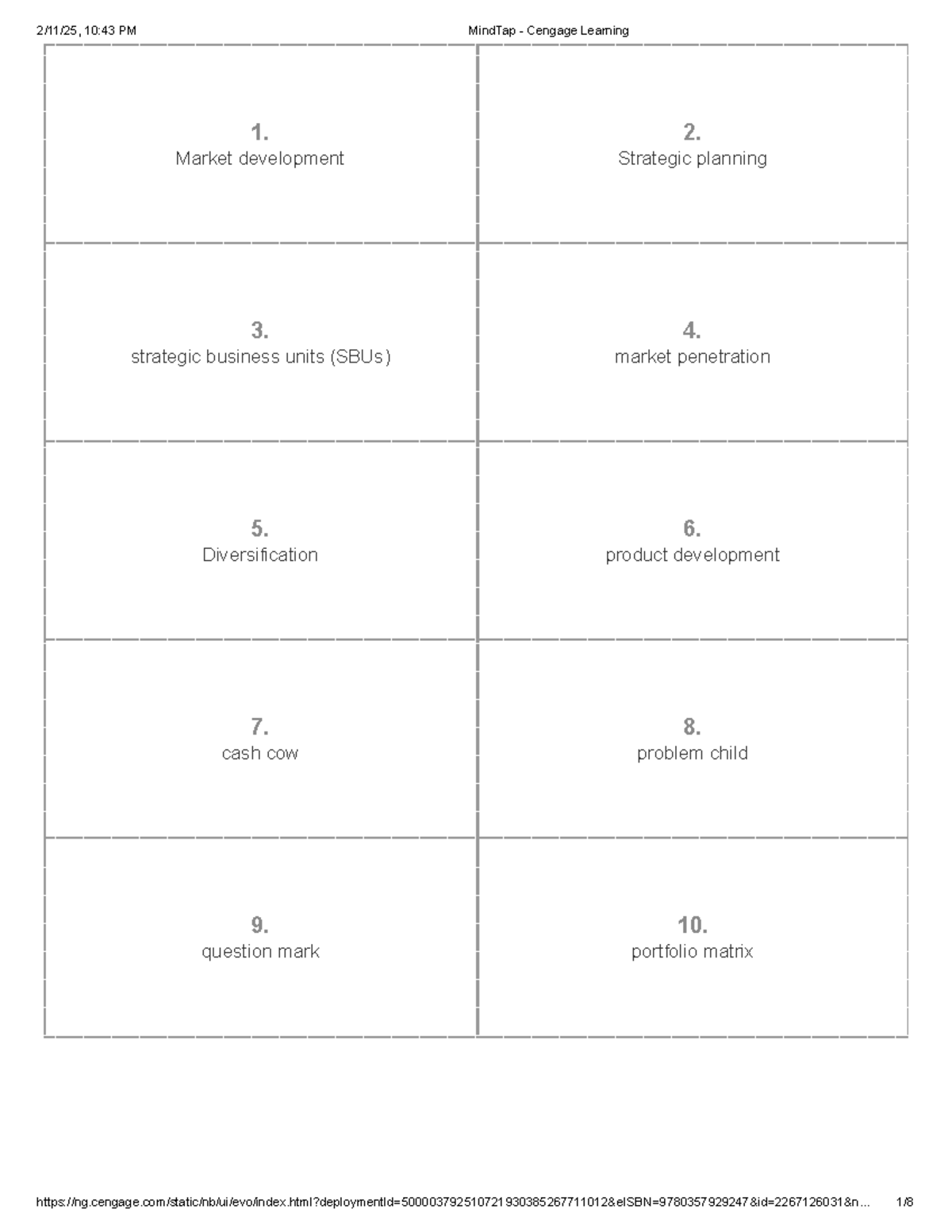 Marketing Planning & Strategy Concepts - Course Code: MKT101 Final Exam ...