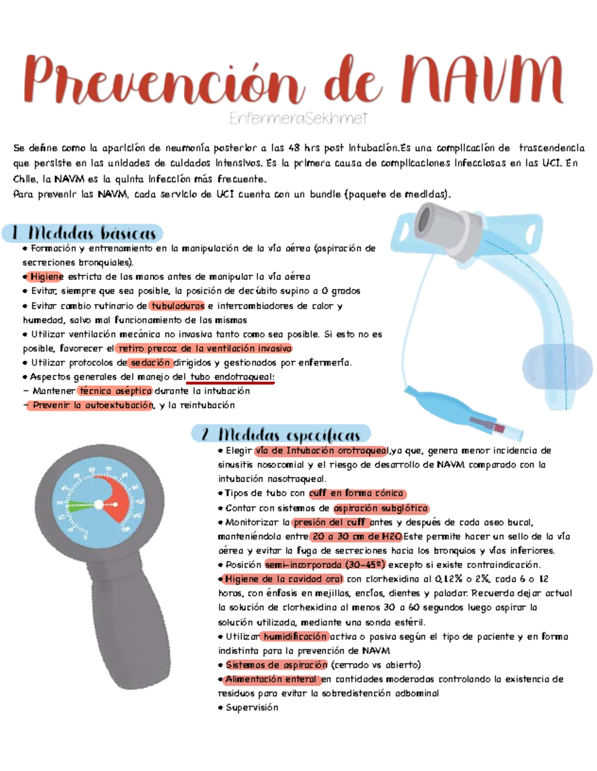 Prevención de Neumonía Asociada a Ventilación M (NAVM) en UCI - Studocu