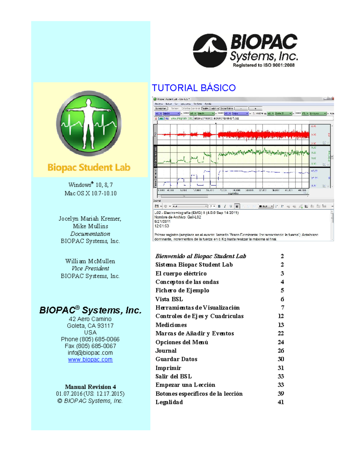 Tutorial Básico de Biopac Student Lab - Mac OS X (Versión 4.1) - Studocu
