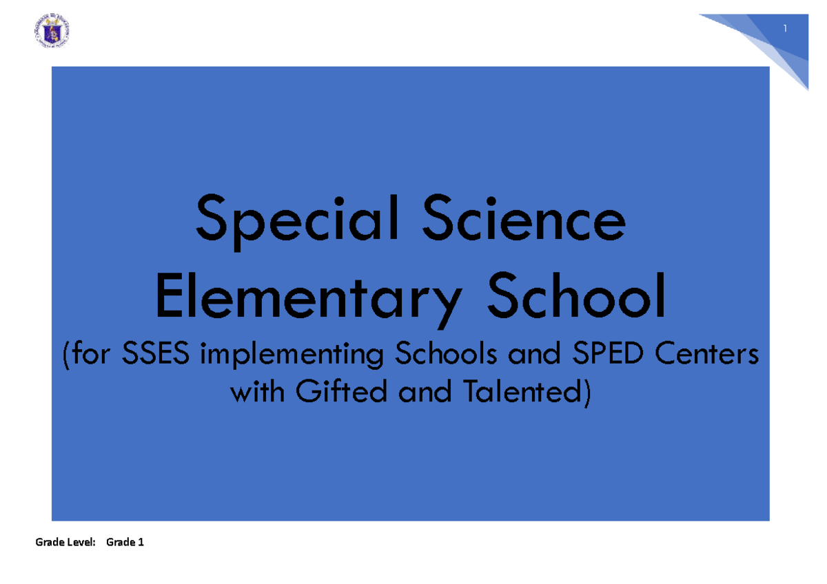 [Gr. 1-3] Enhanced Science Curriculum (MELCs) Overview - Studocu