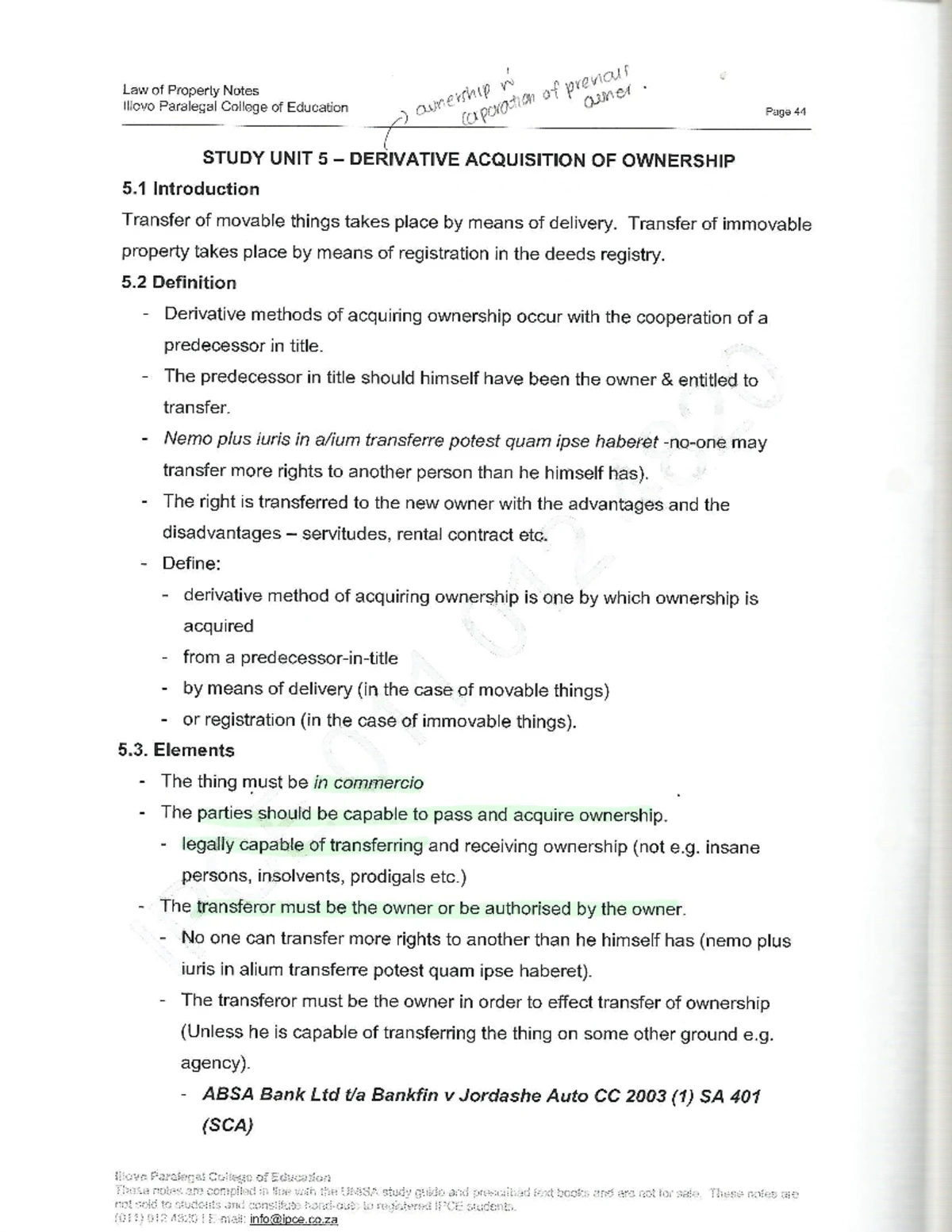 Mabena v Letsoalo 1998 (2) SA 1068 (T) - MABENA v LETSOALO 1998 (2) SA ...