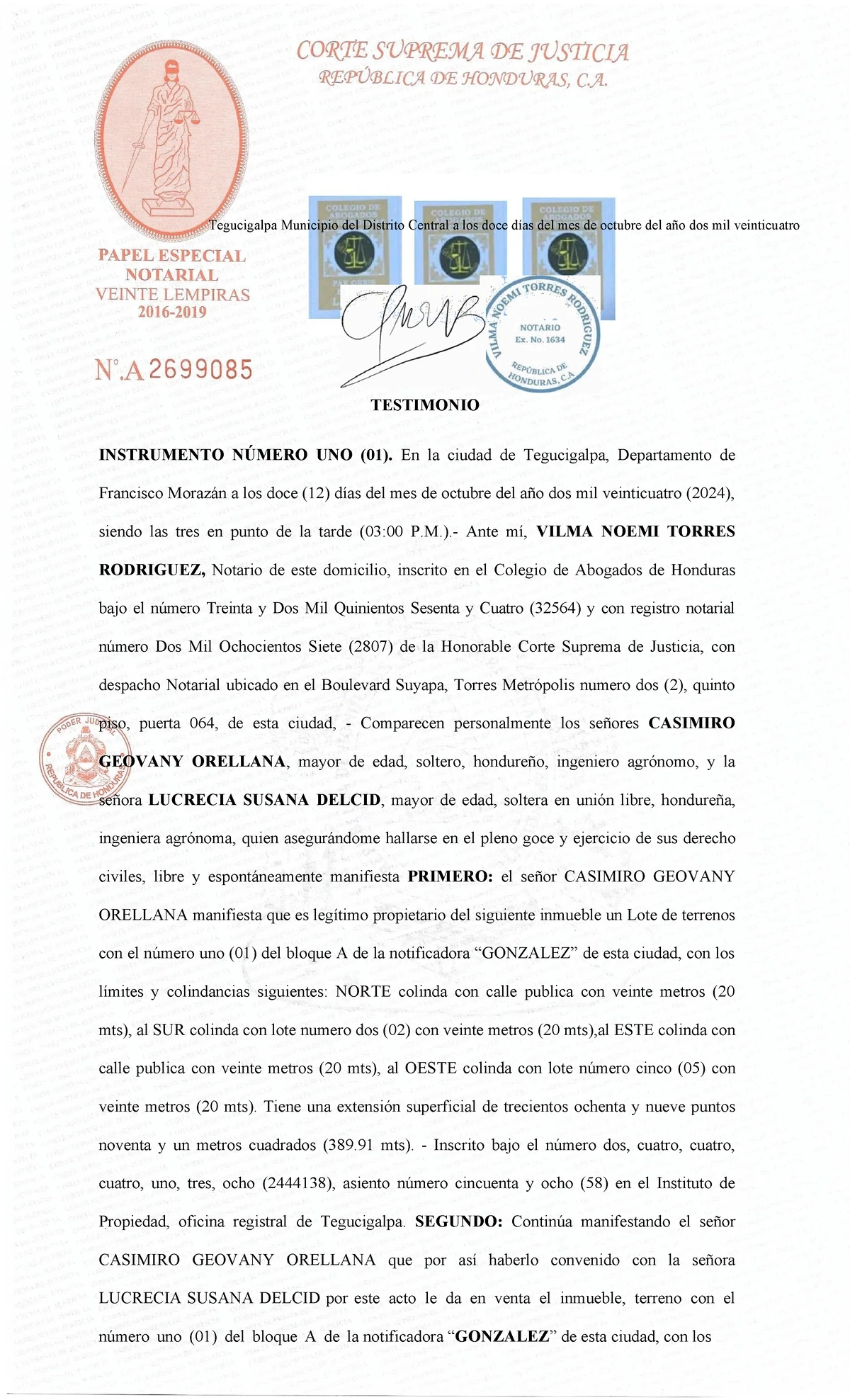 Certificado de Autenticidad de Fotocopia - N° 4673281 - Studocu