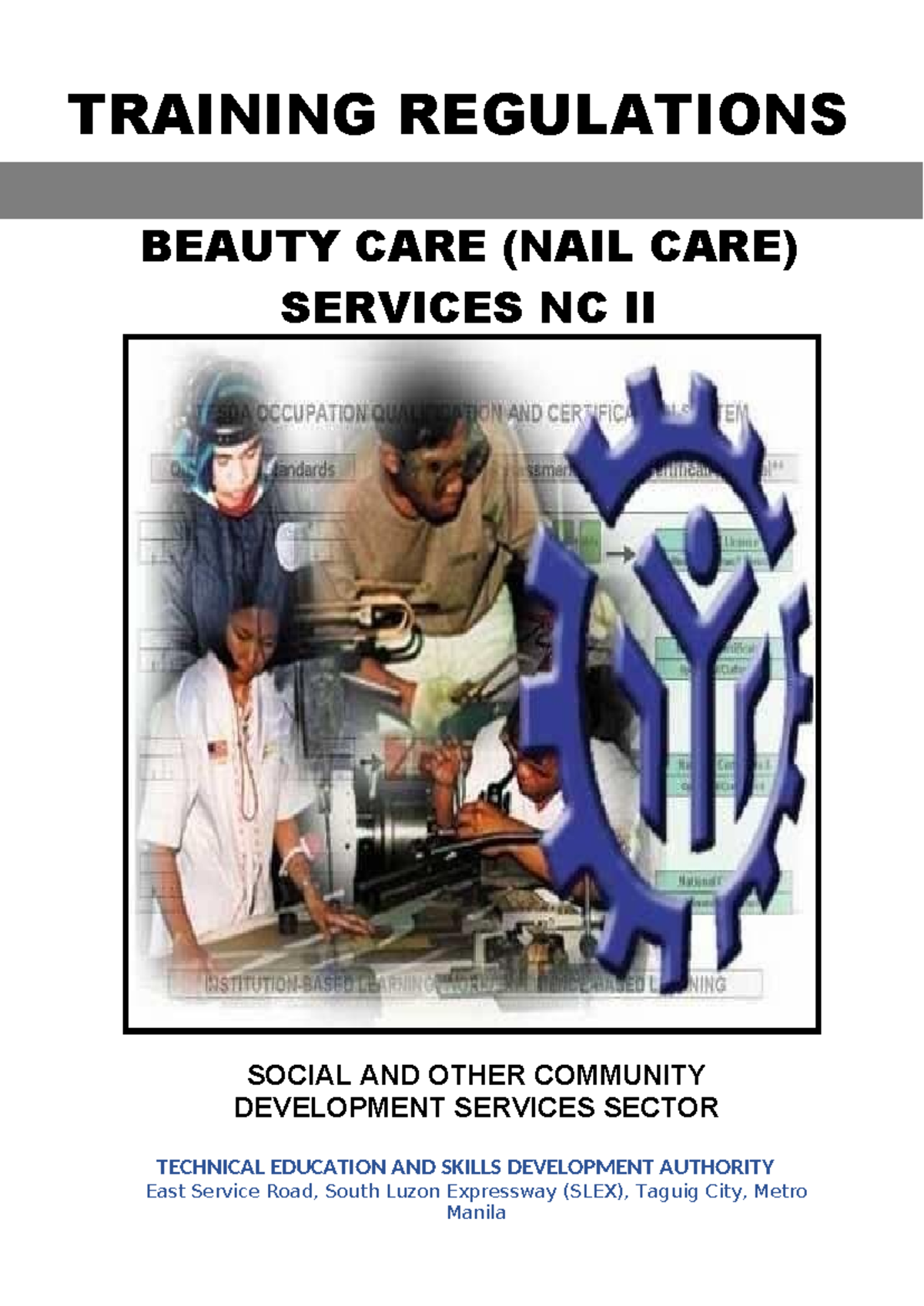 TR - Beauty Care (Nail Care) Services NC II Training Regulations - Studocu