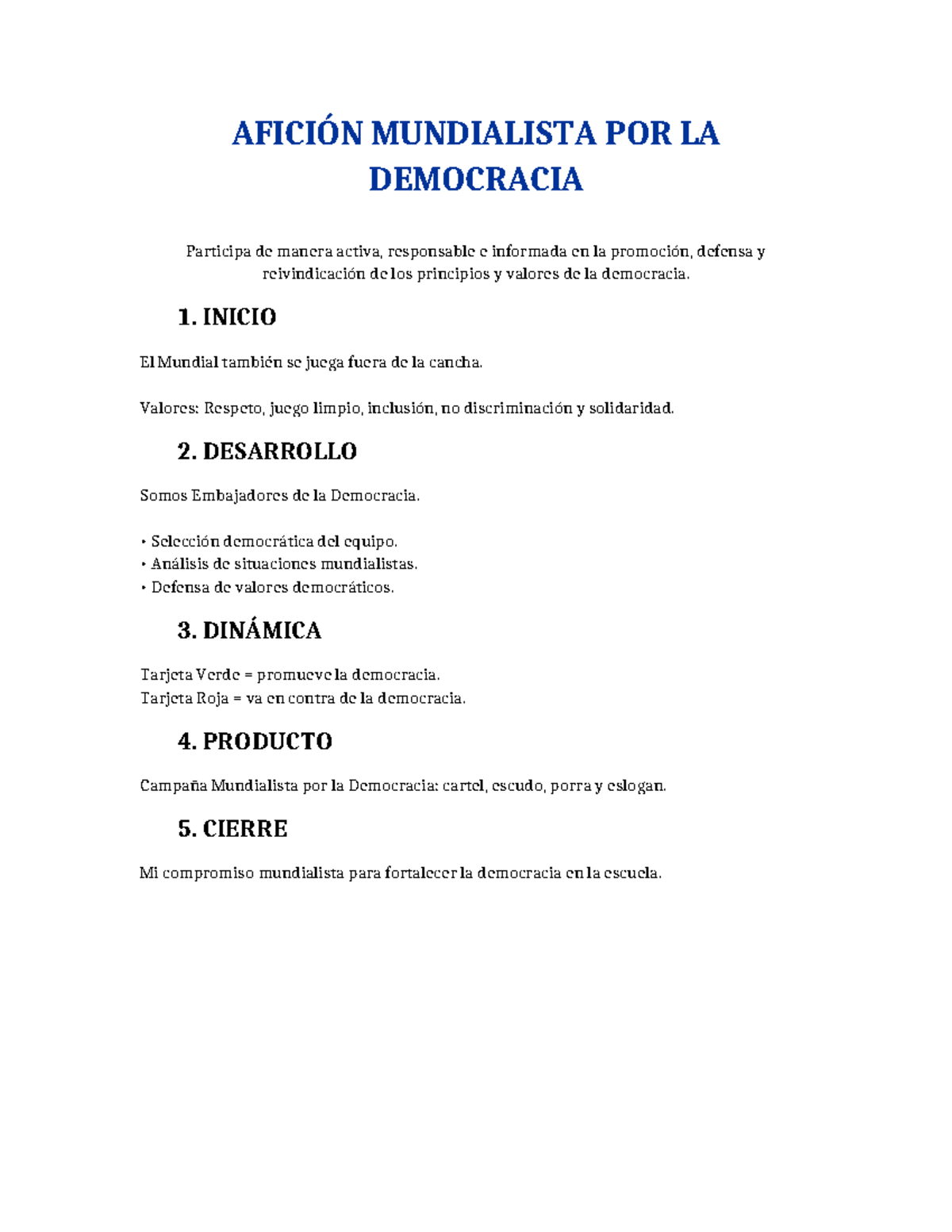 AFICIÓN MUNDIALISTA: Infografía Editable sobre Democracia - Studocu