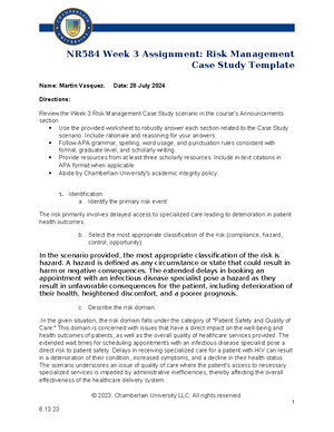 Week 5 Quality Measures Worksheet - NR584NP Nurse Practitioner Quality ...