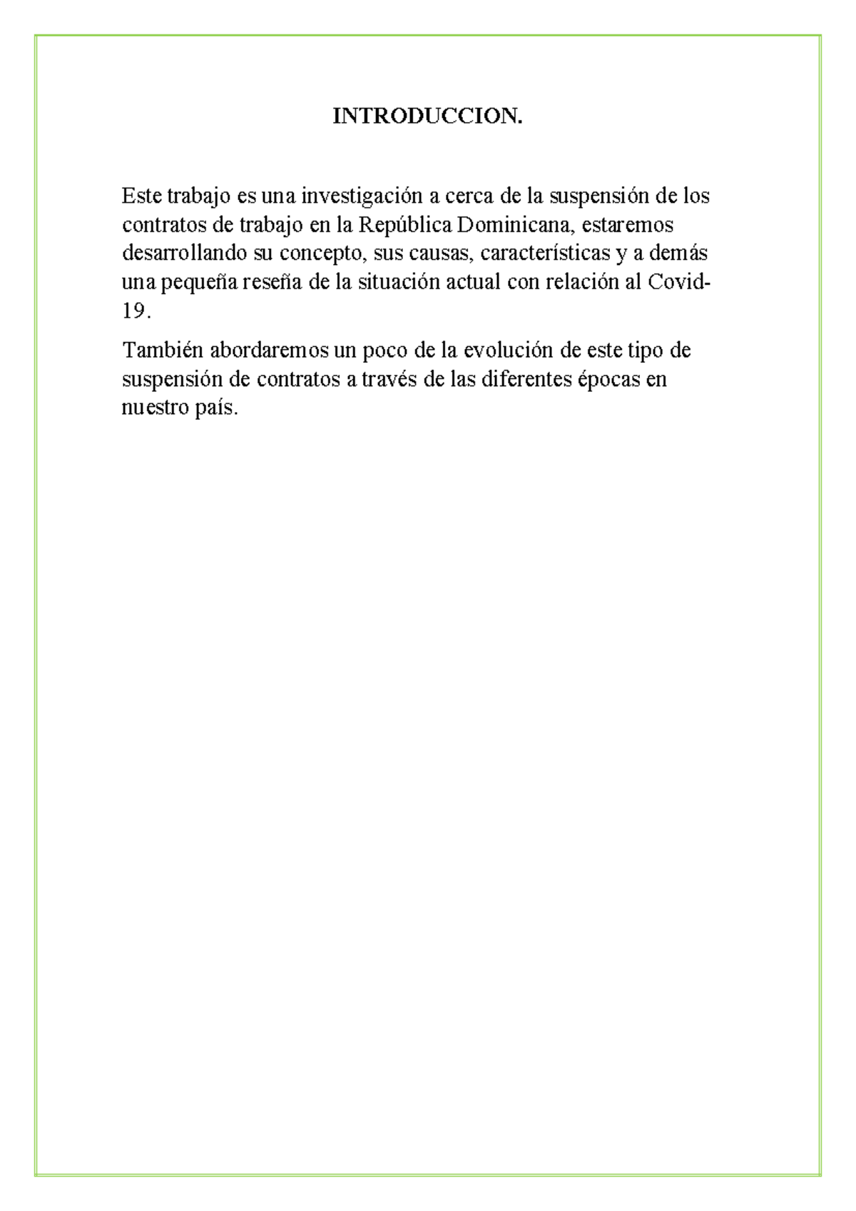 Suspensión de Contratos de Trabajo en RD: Contexto Legal y Covid-19 ...