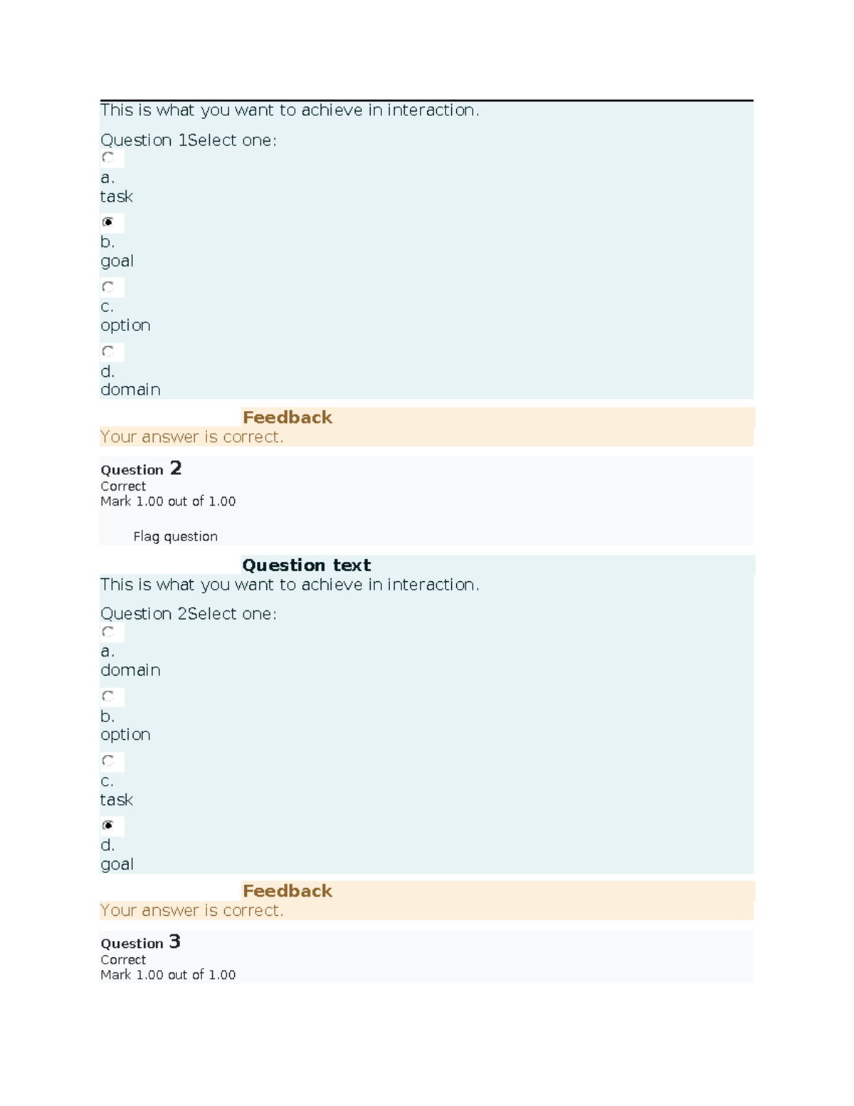 UGRD-IT6200-2512S - Interaction and User Interface Quiz Answers - Studocu