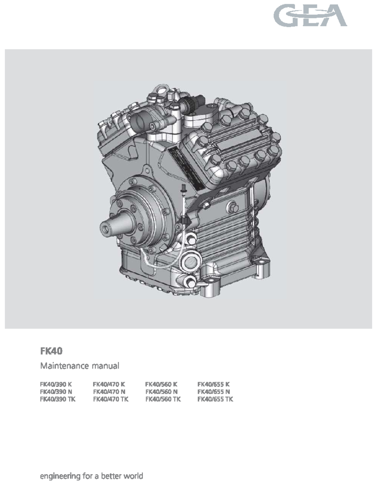 Bock FKX40 Partes - PRACTICAS GENERALES - Oil: 8x M 72 130 6x M A5x9 ...