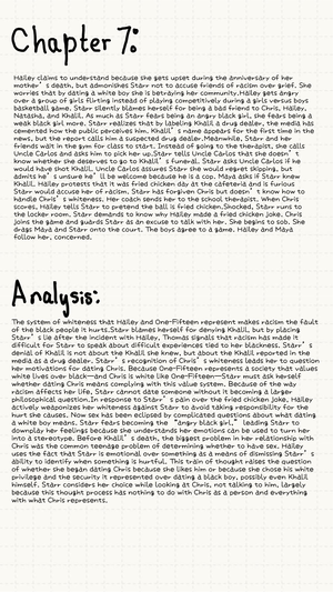 Chap 10 - Context and analysis of chapter 10 in "The Hate U Give ...