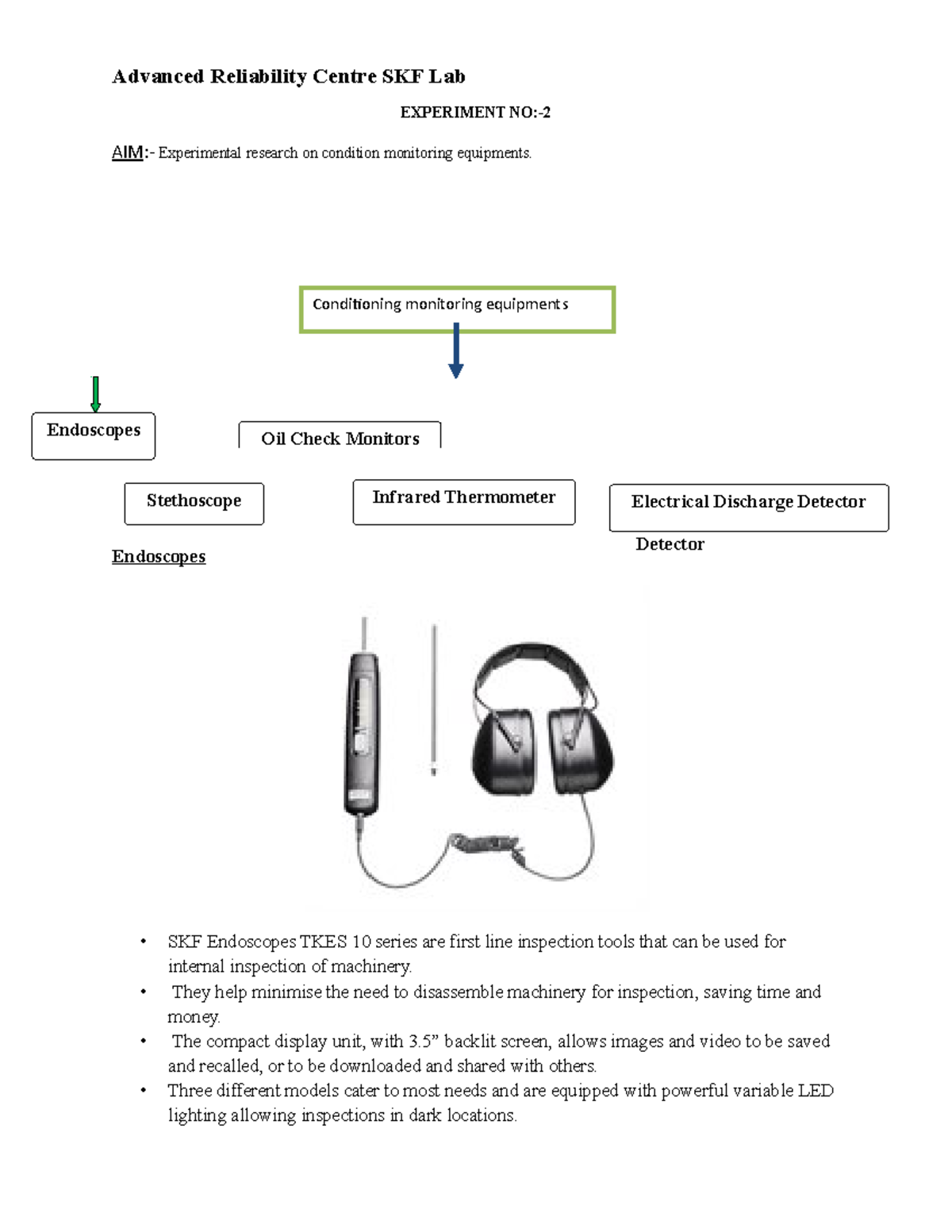 Condition Monitoring Equipments (Mechanical Engineering Lab ...