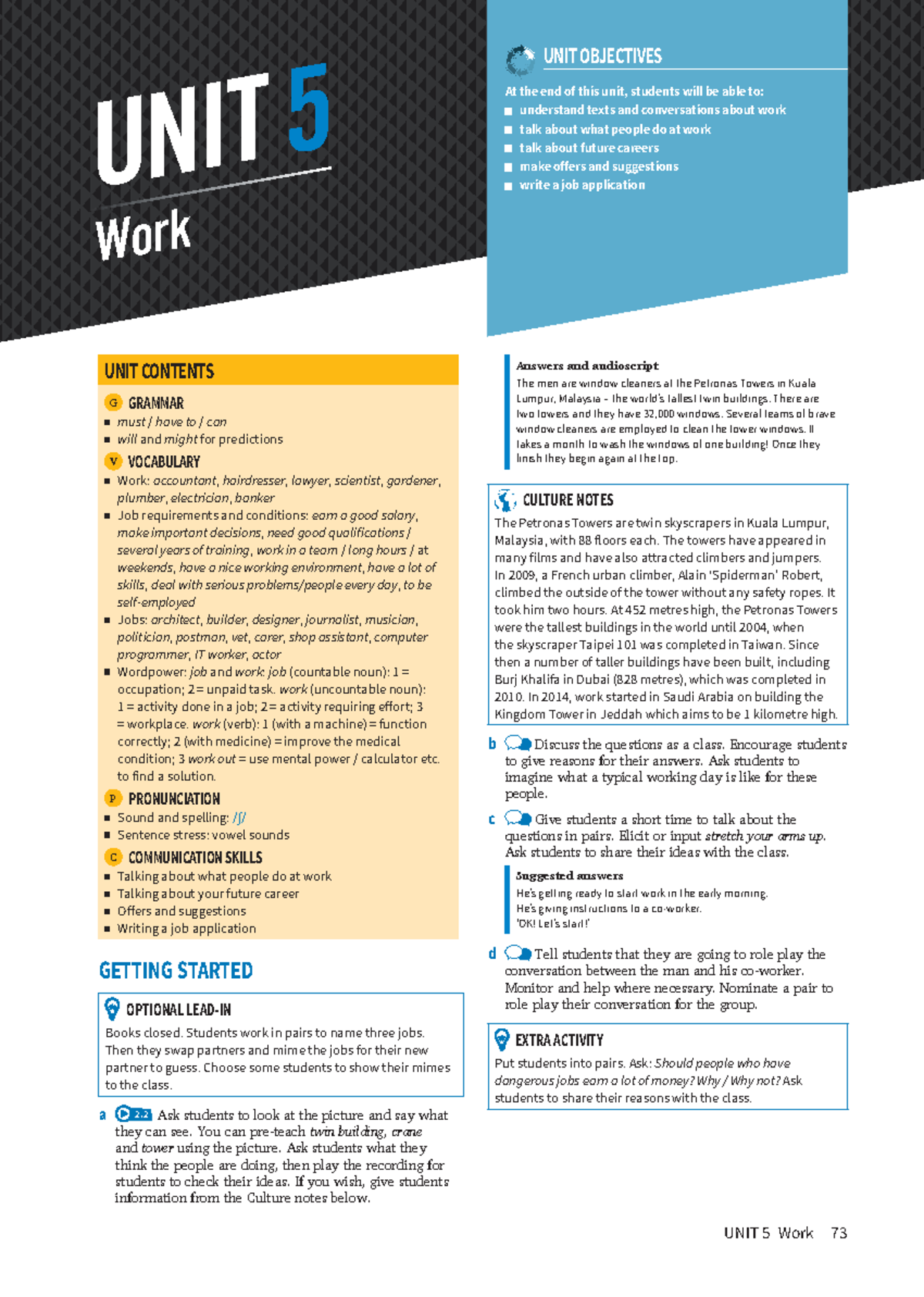Unit 5 - Đáp án Sách Tiếng Anh 1: Career Conversations & Applications ...