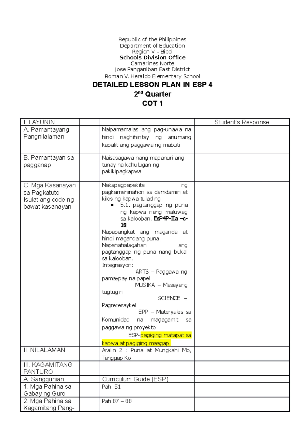 Barangay Project Proposal Format and Guidelines for Development - Studocu