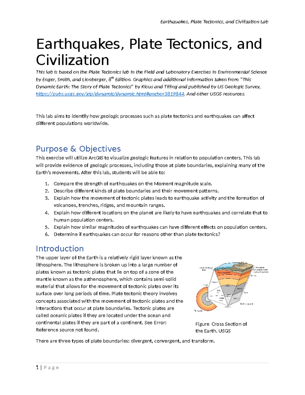 GIS Analysis of Earthquakes & Plate Tectonics - Assignment AP - Studocu