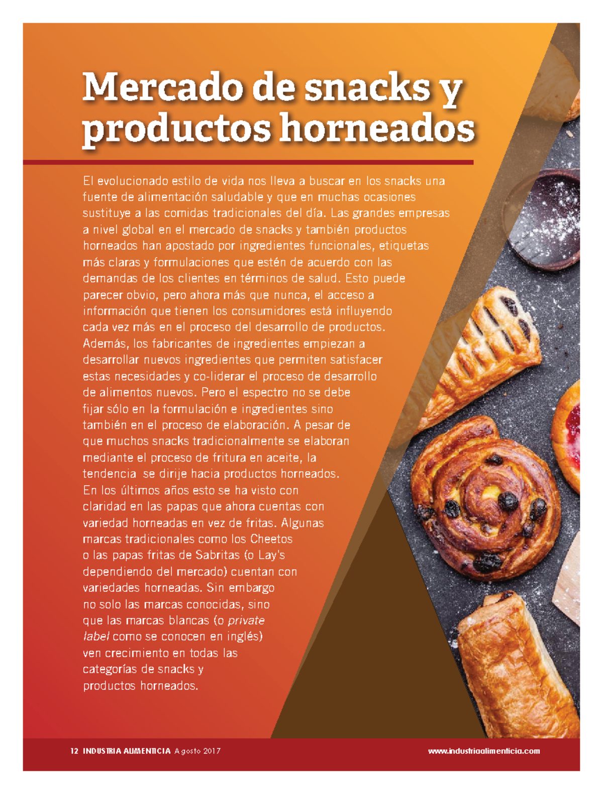 Mercado de Snacks y Productos Horneados: Tendencias y Evolución - Studocu
