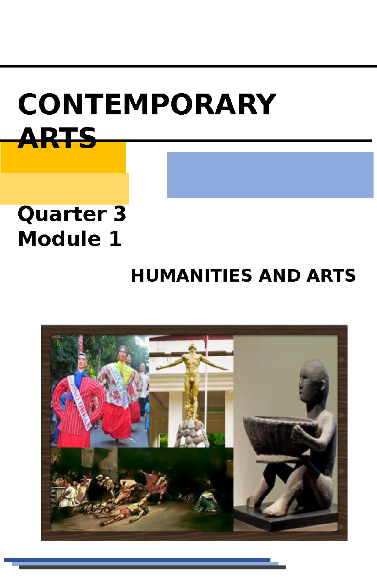 Contemporary Arts DLP - Lesson Plan for Humanities and Visual Arts ...