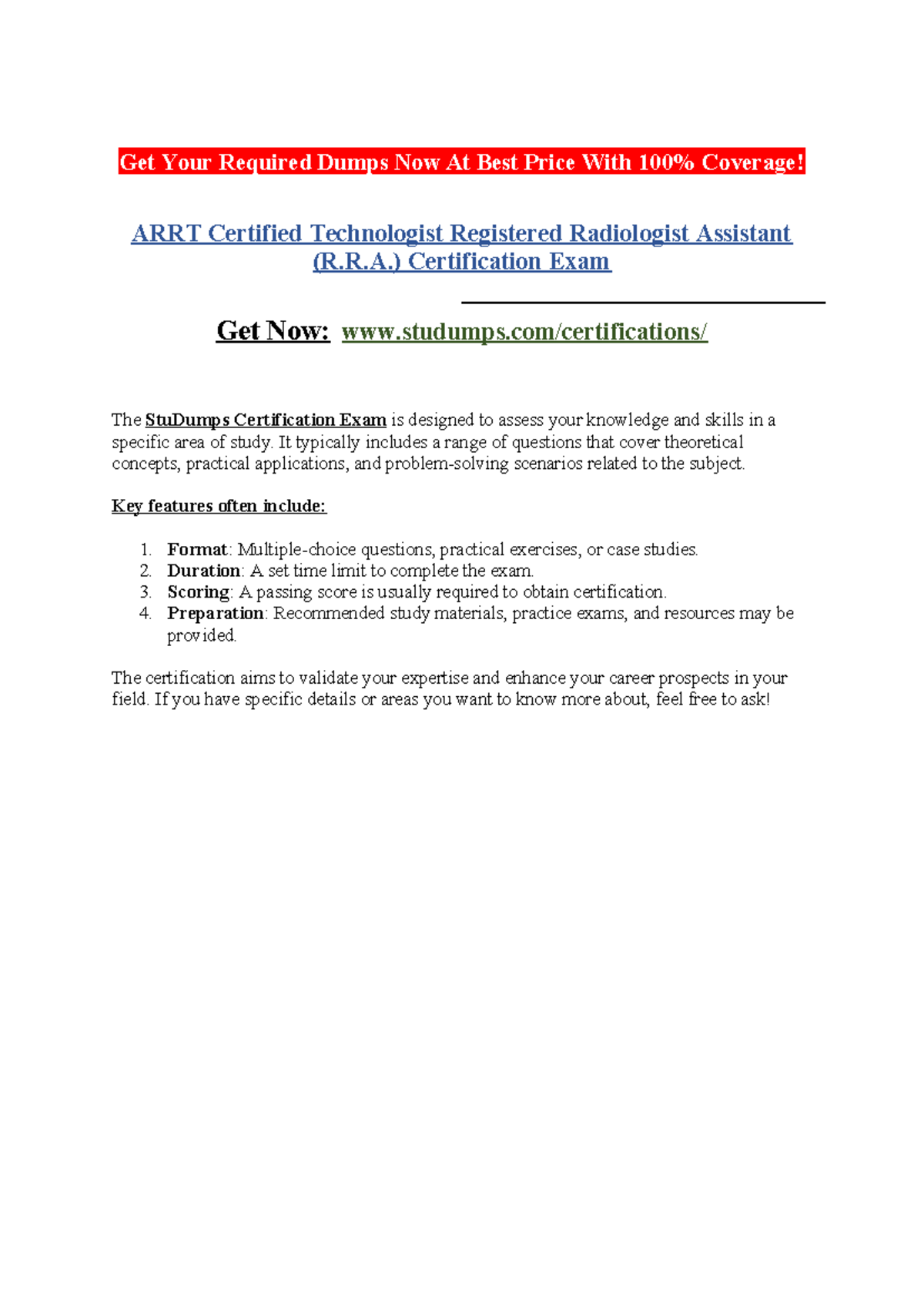 ARRT Certified Technologist Registered Radiologist Assistant (R.R.A ...