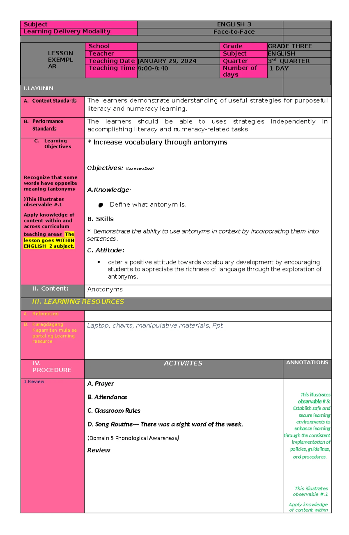 Sekularisasyon at ang Tatlong Paring Martir ( Gomburza) Handout - Mga ...