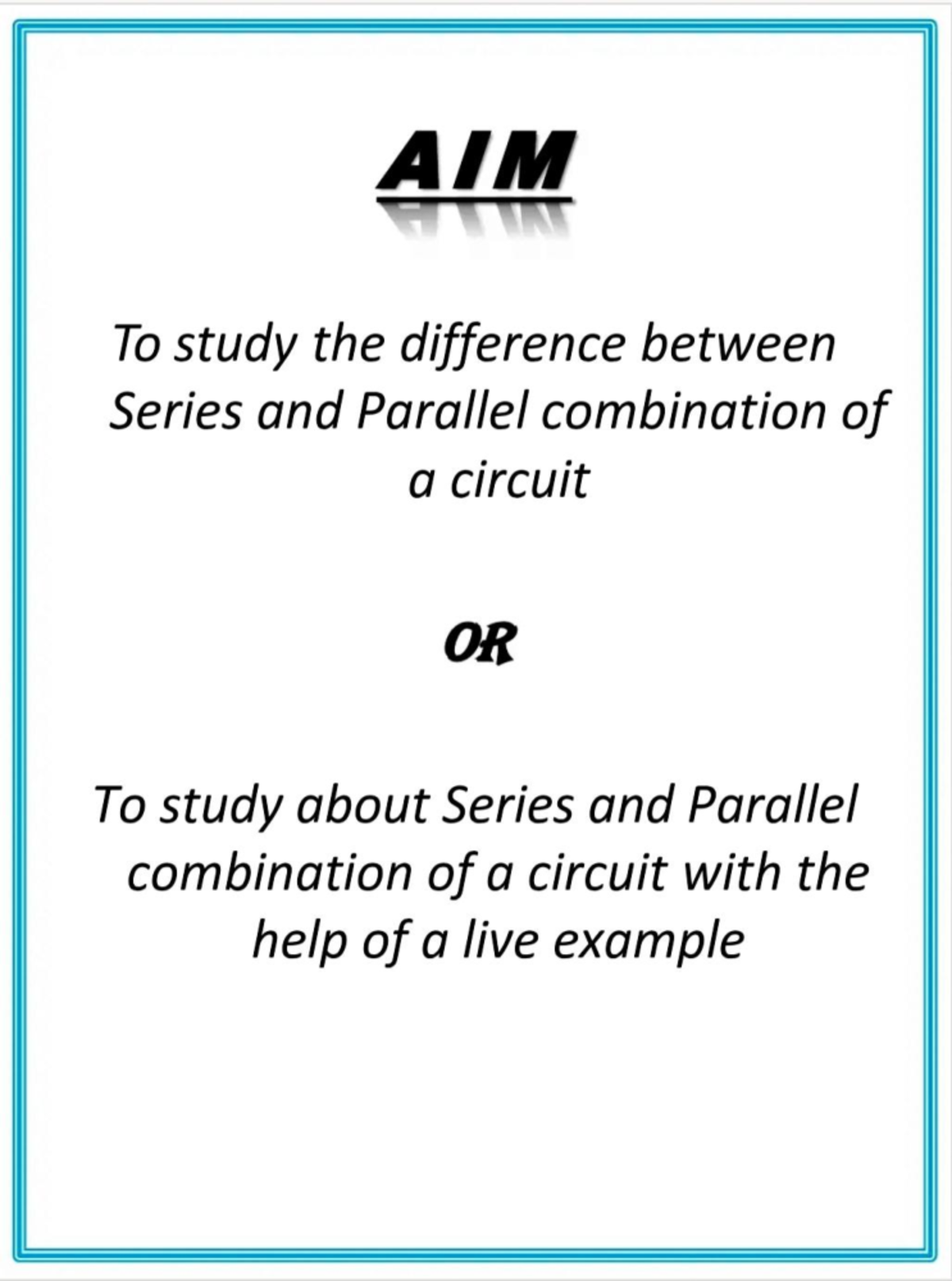 Physics: Series vs Parallel Circuit Combinations Explained - Studocu