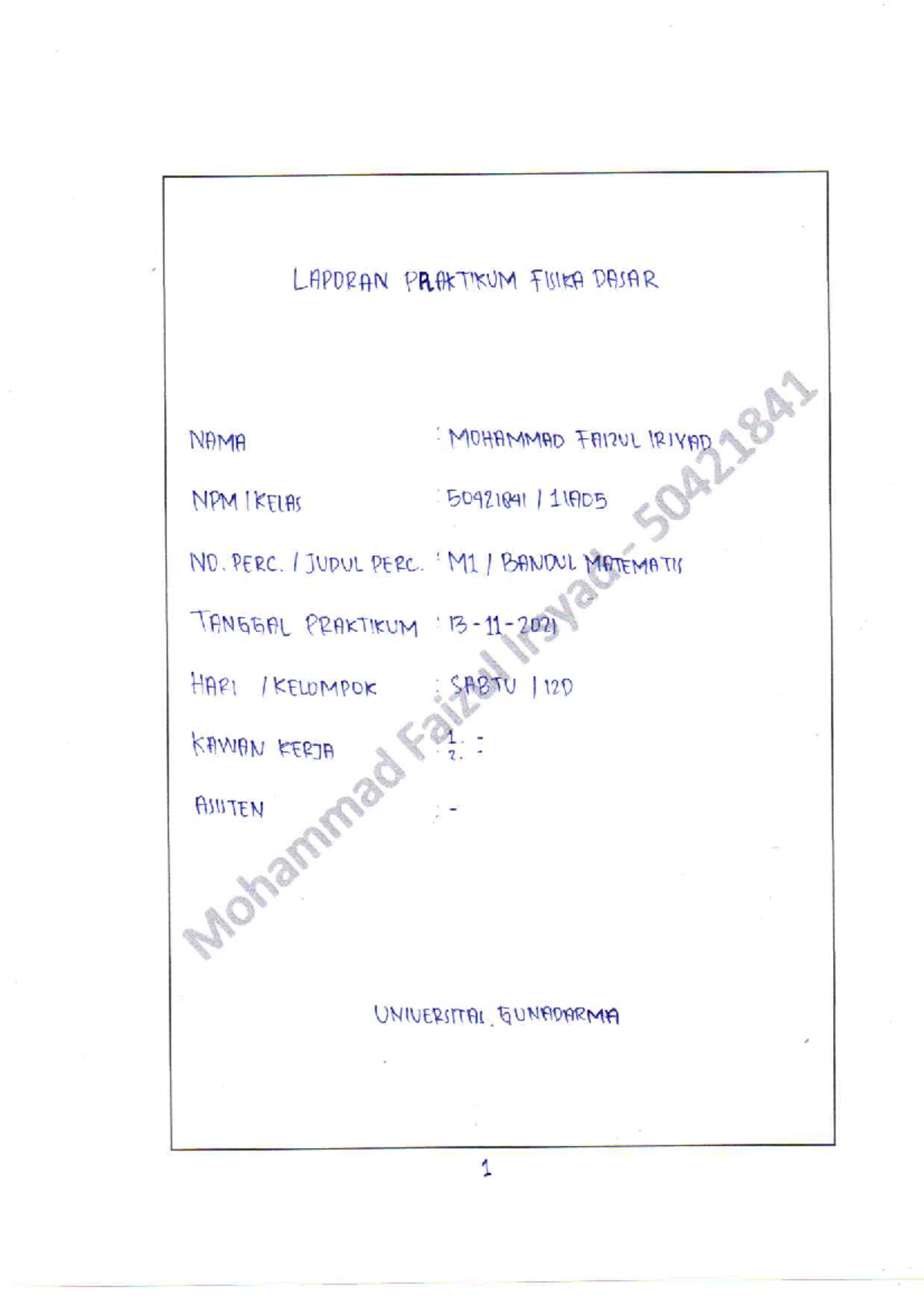 Modul M1 oleh Mohammad Faizul Irsyad: Panduan Belajar lengkap - Studocu