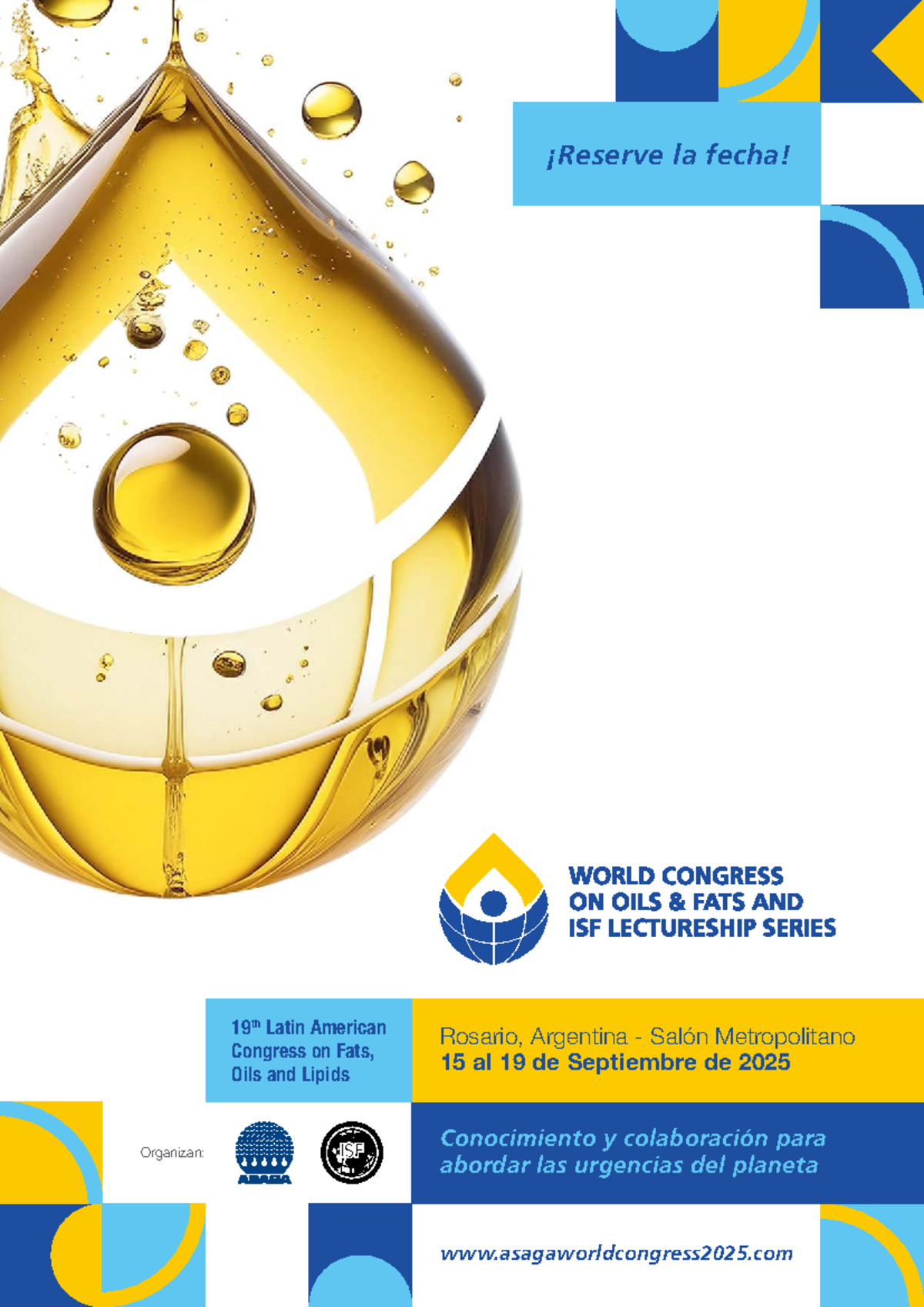 19th Latin American Congress on Fats, Oils and Lipids - ASAGA 2025 ...