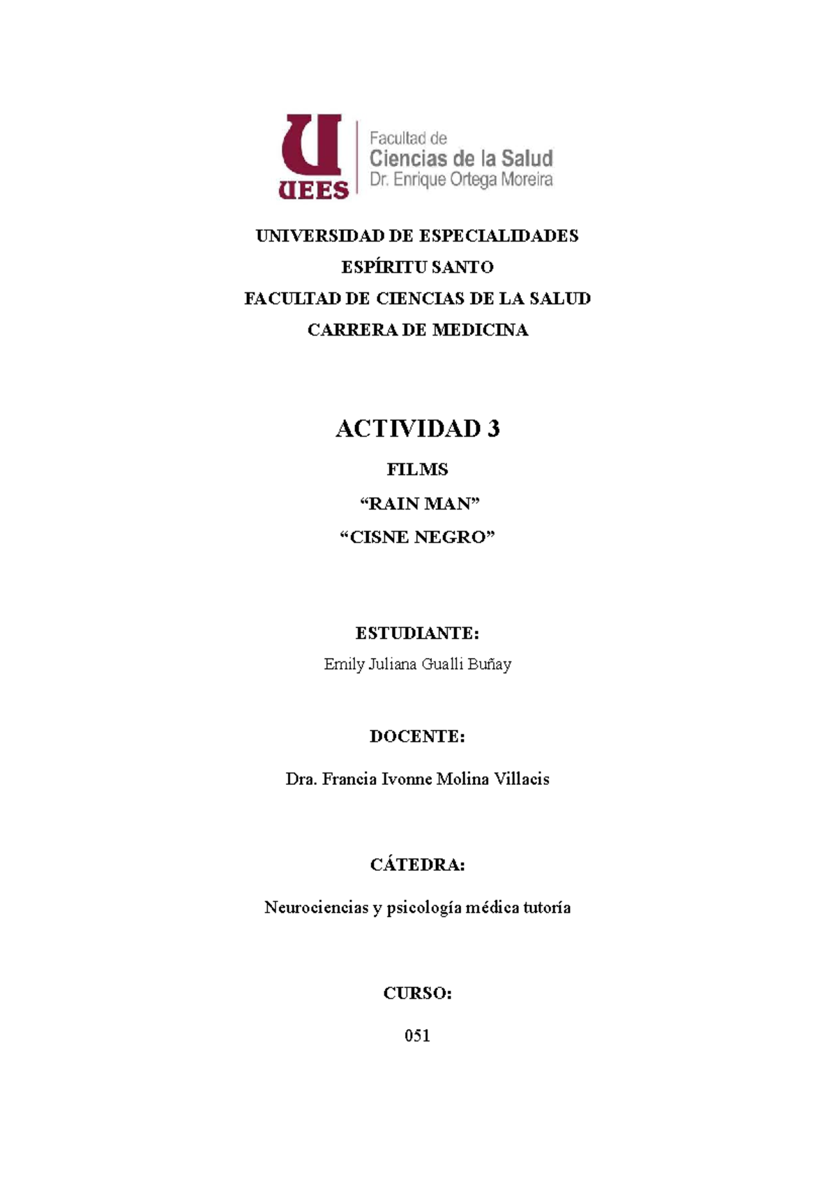 Taller de Neurociencias: Análisis de "Rain Man" y "Cisne Negro" - 051 ...