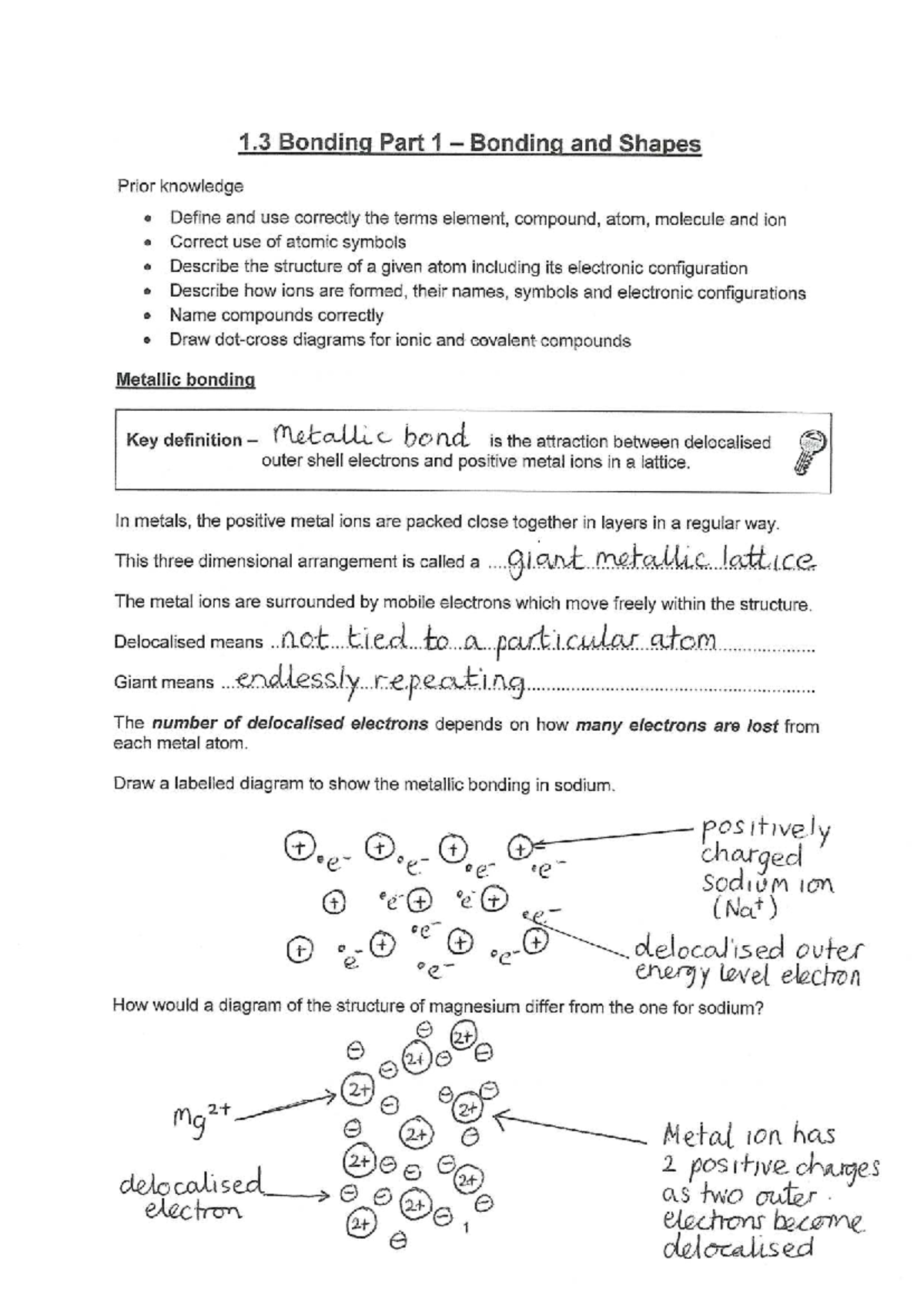 1.3 Bonding Part 1: Understanding Atomic Structures and Bonding Types ...