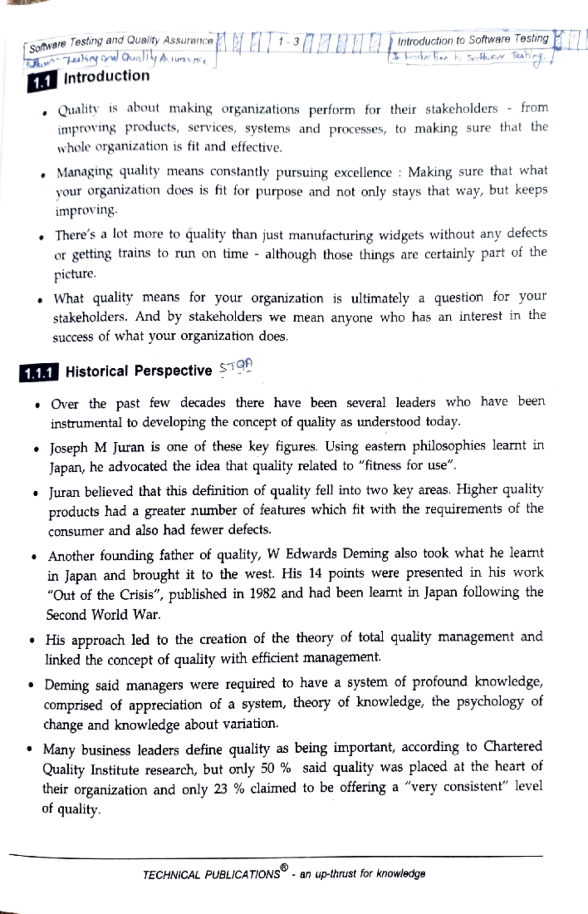 Stqa u1 - Software testing technical U1 and U2 pdf - Studocu