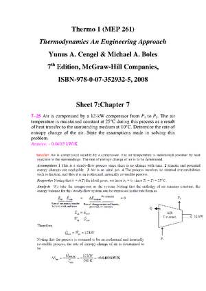 [Solved] Lab report single stage compression - Thermodynamics 1 ...