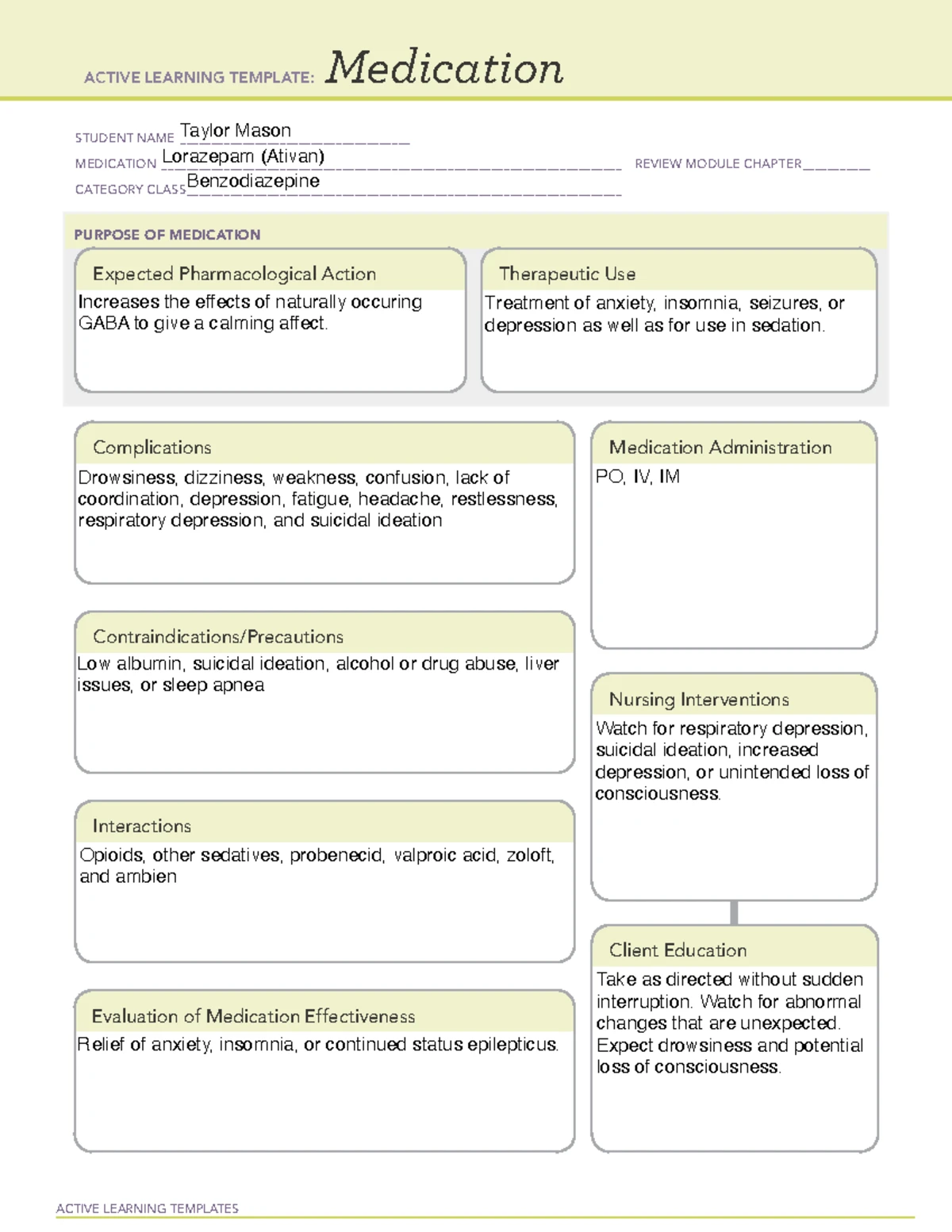 ATI template System Disorder respiratory failure - ACTIVE LEARNING ...