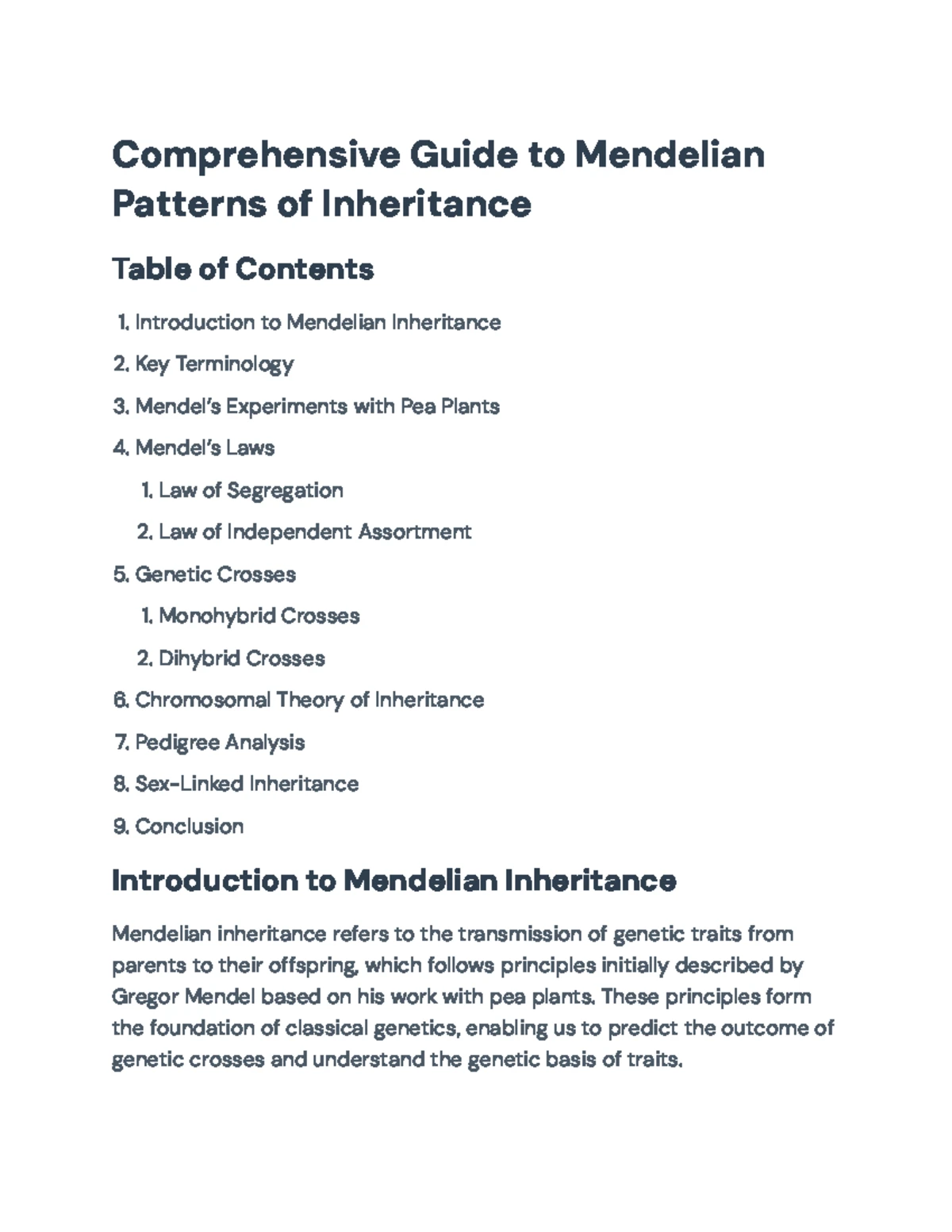 Lab Report: Mendelian Genetics Investigation (BIO101) - Studocu