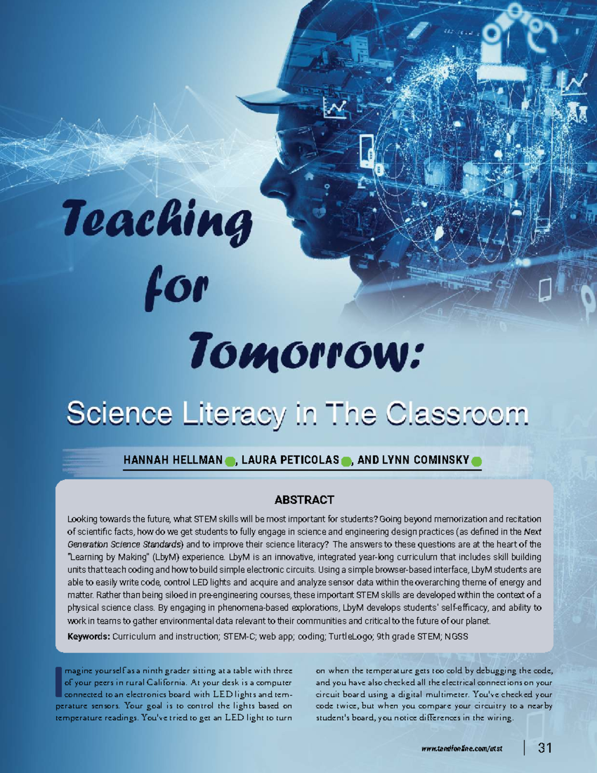 Learning by Making: Integrated STEM Curriculum for 9th Grade - Studocu