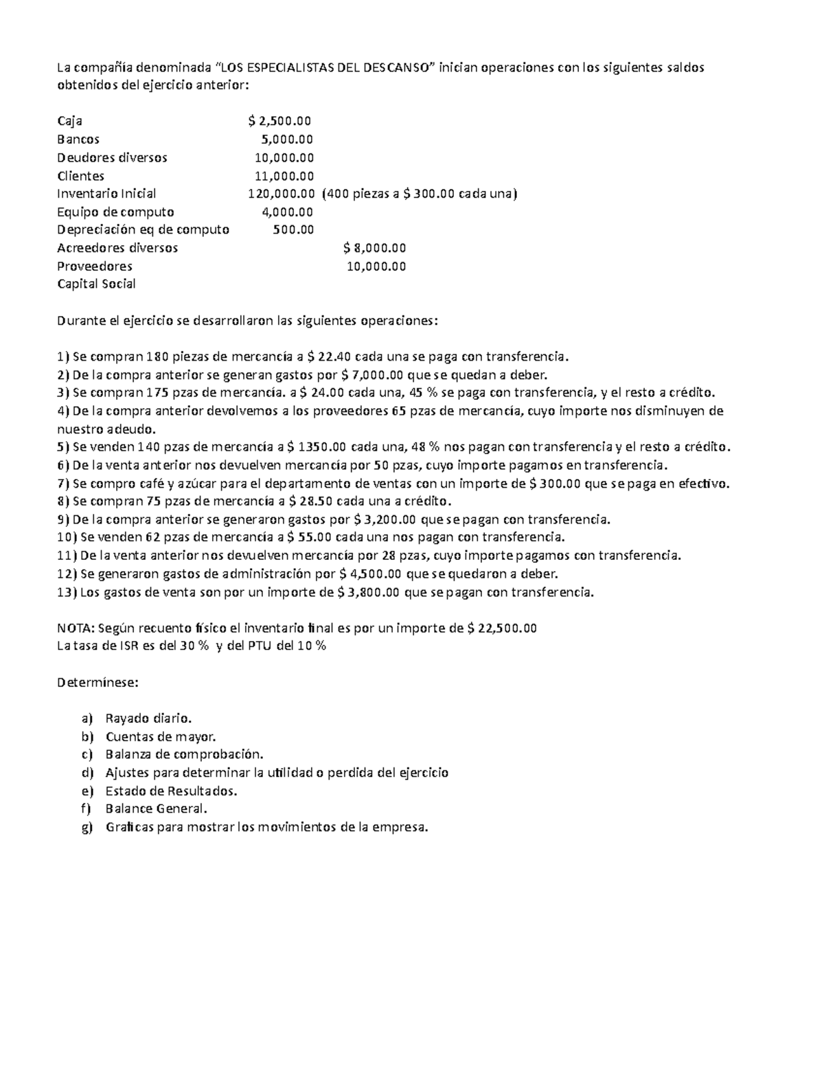 Práctica Contable 4TA Semana: Análisis de Operaciones y Resultados ...