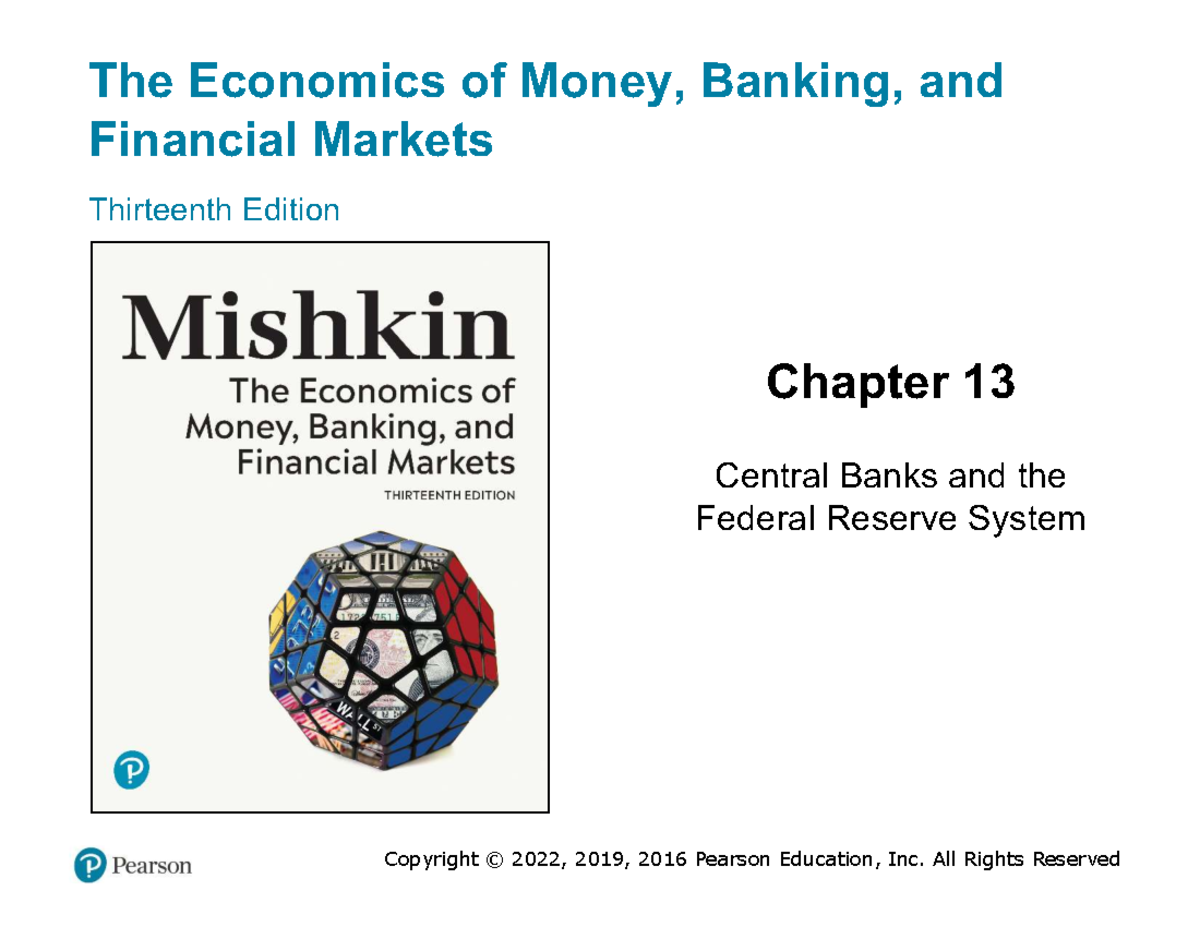 Economic Insights on the Federal Reserve System: Analysis of Chapter 13 ...