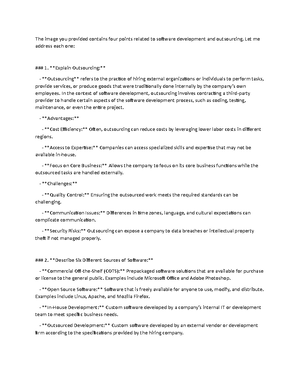 Revision exercise 1 - TUTORIAL - Question 1 a) With the aid of examples ...