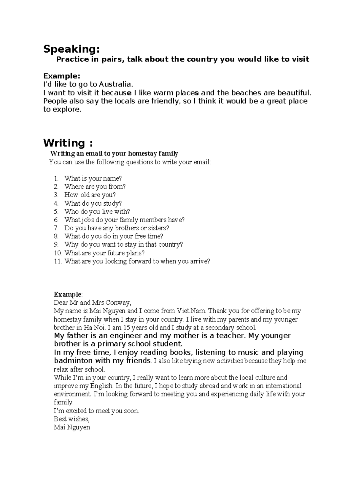 Speaking & Writing: Practice for English Communication Skills - Studocu