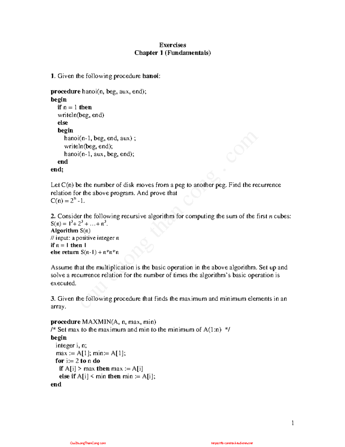 Phan-tich-va-thiet-ke-giai-thuat truong-tuan-anh exercises ch1-3 - [cuuduongthancong - Exercises ...