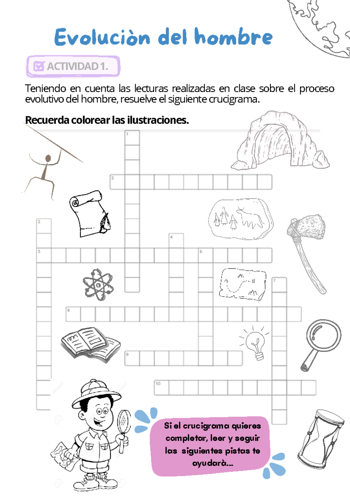 Evolucion DEL Hombre - es un libro muy buebo - Comprensión Lectora ...