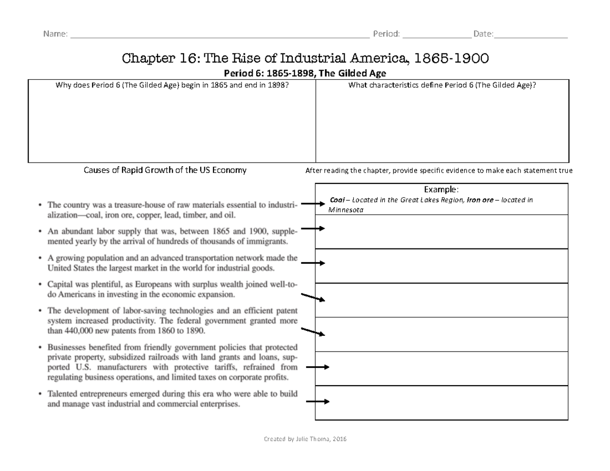 Chapter 16 Graphic Organizer - Created'by'Julie'Thoma,'2016' - Studocu