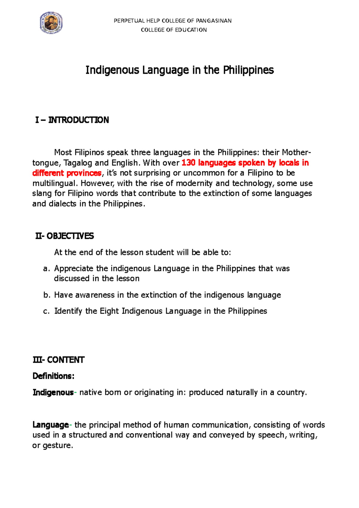 Indigenous Languages of the Philippines: Importance and Preservation ...