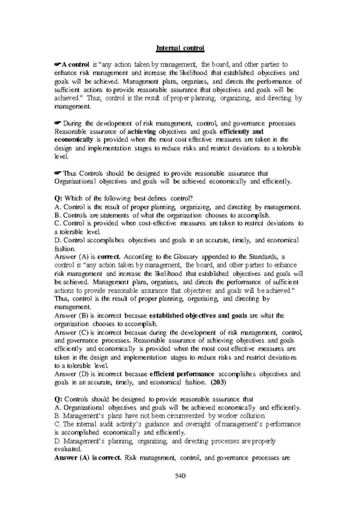 11AUDITTHEORY Midterm: Understanding Internal Control Mechanisms - Studocu