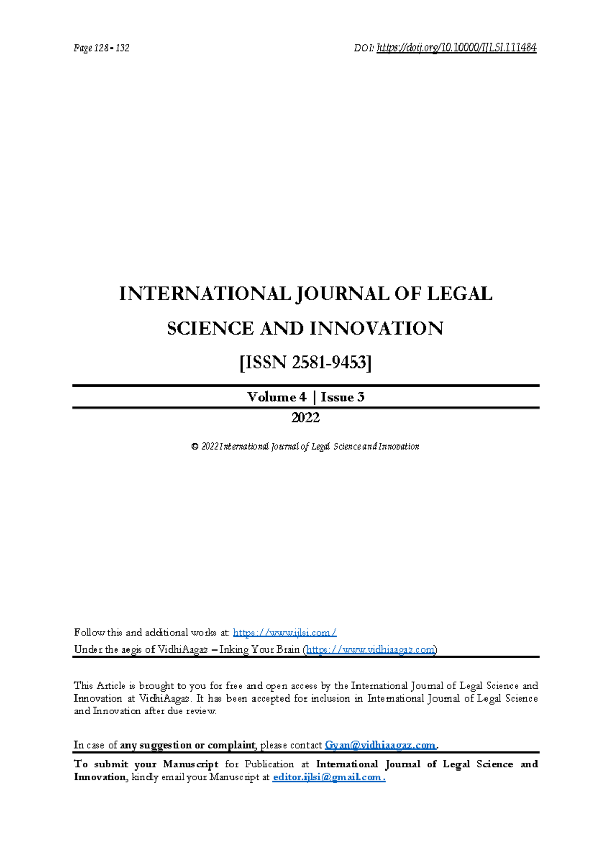 The Doctrine of Promissory Estoppel: Common and Indian Law Perspectives ...