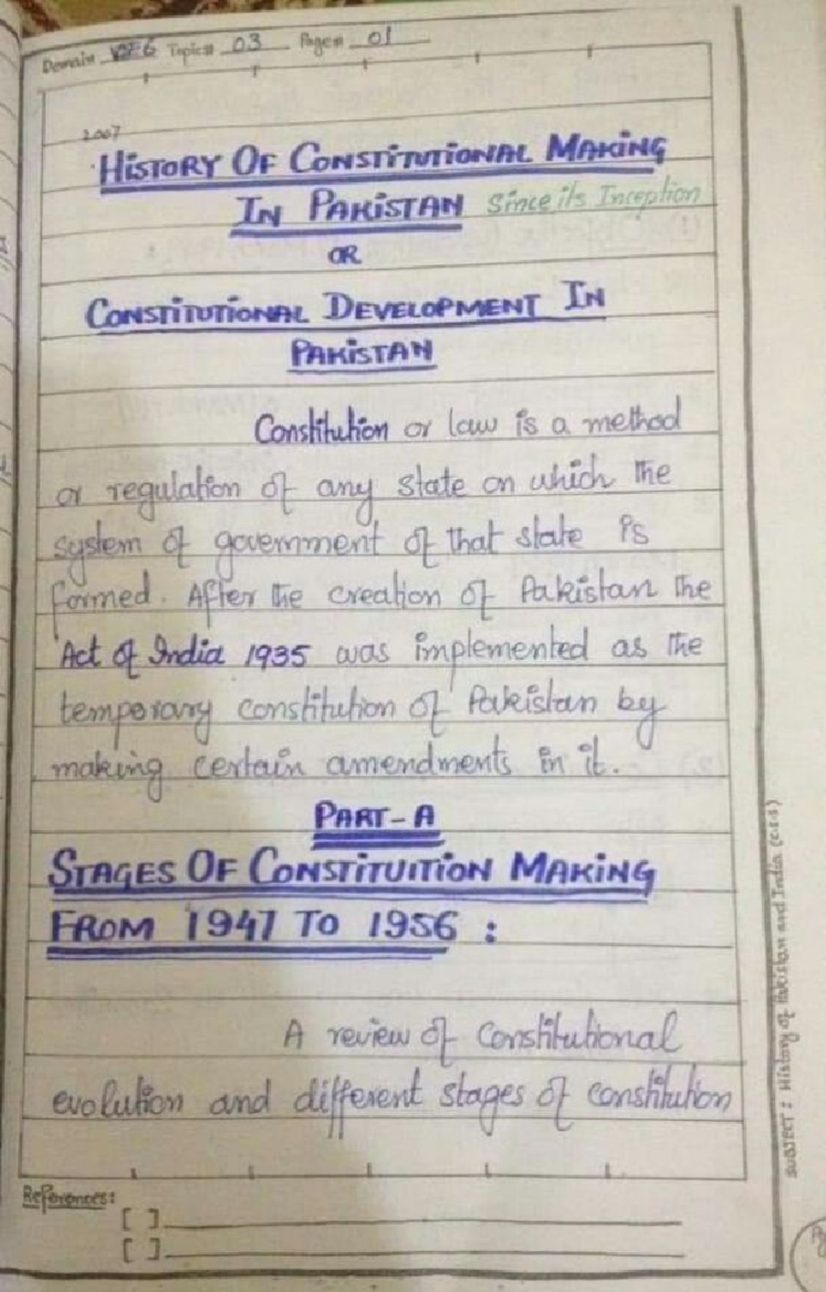 Constitutional Development in Pakistan (C.I.S) - A Historical Overview ...